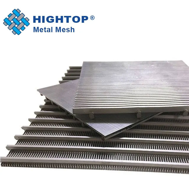 304 316 Stainless Steel Static Wedge Wire Mesh Panels - Hightop Metal Mesh