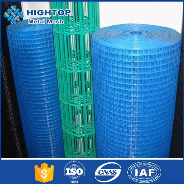 PVC Plastic coated welded wire mesh - Hightop Metal Mesh