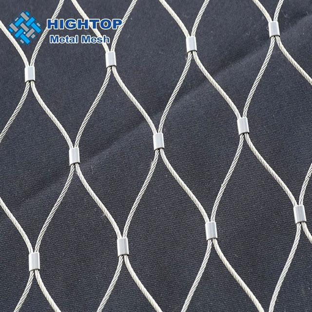Flexible Protective Stainless Steel Wire Rope Mesh for Zoo Animal Cages ...