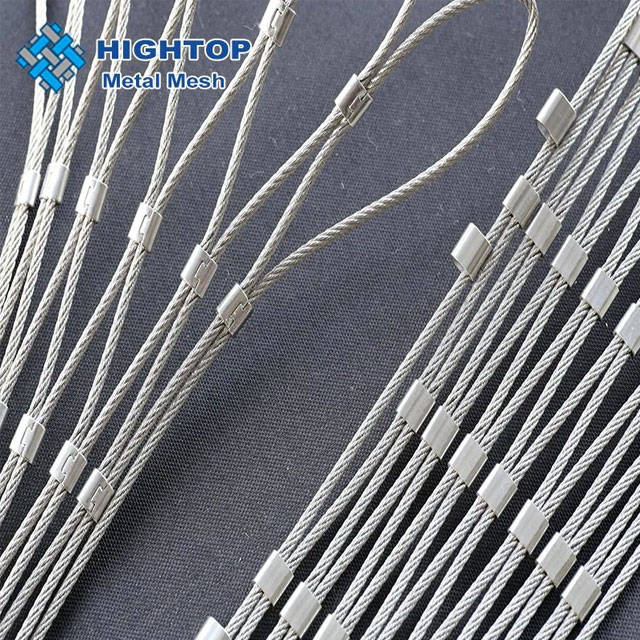 Flexible Protective Stainless Steel Wire Rope Mesh for Zoo Animal Cages ...