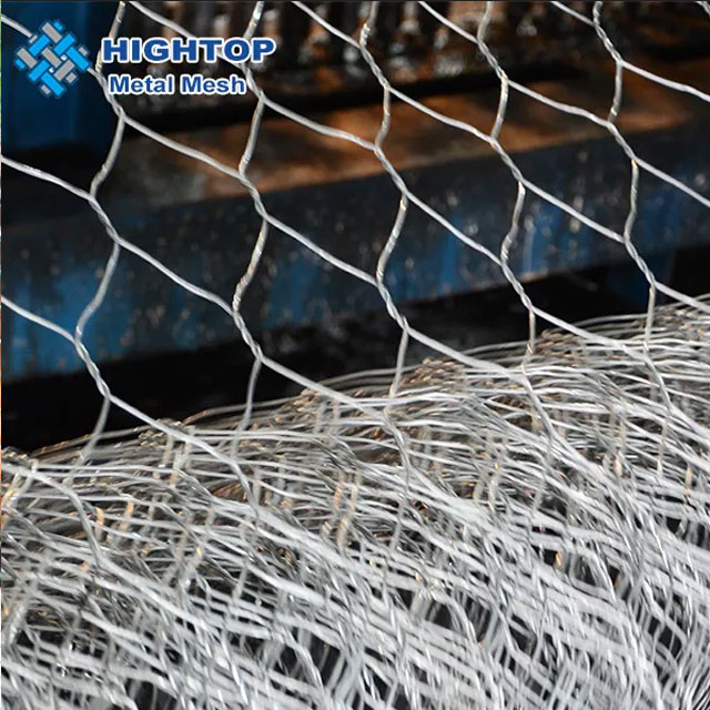 green pvc coated chicken coop hexagonal wire mesh- Hightop Metal Mesh